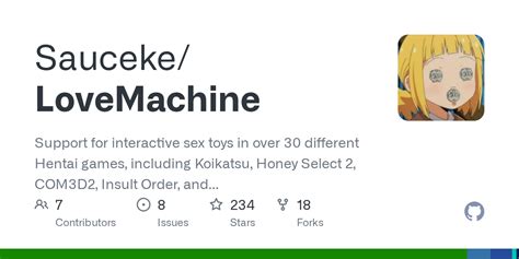 GitHub Sauceke LoveMachine Support For Interactive Sex Toys In Over 30 Different Hentai Games