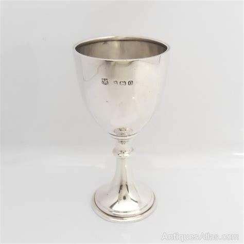 Antiques Atlas Fine Small Silver Goblet Trophy Birmingham 1938