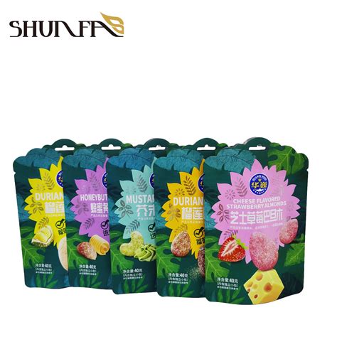 Special Shaped Pouch Dried Nut Fruit Snack Packaging Plastic Aluminum