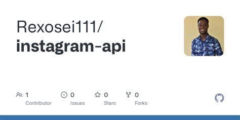 GitHub Rexosei111 Instagram Api