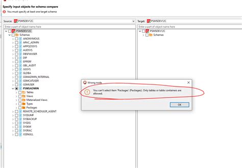 you can t select item org jkiss dbeaver ext oracle model error in