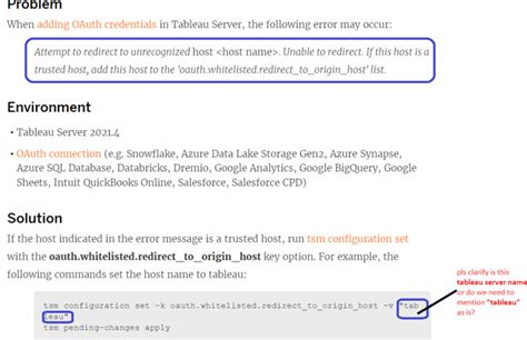 Salesforce Oauth Error While Connecting From Tableau Server