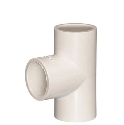 White 20 Cm Diameter Female Connection Hot Rolled Upvc Tee At Best
