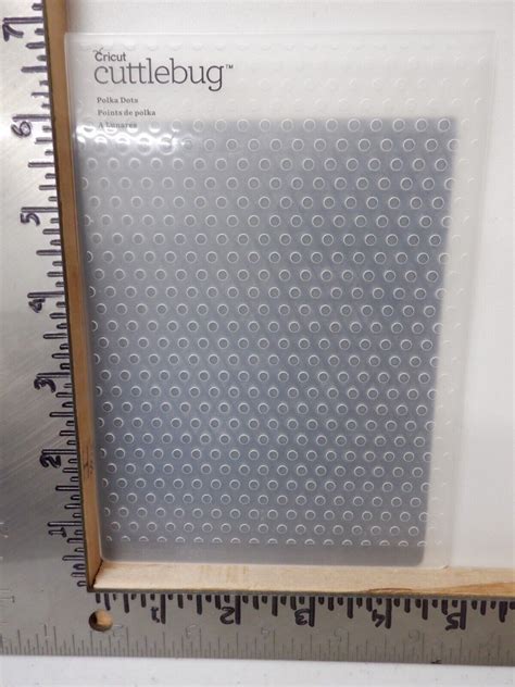 Cuttlebug Polka Dots Allover 5x7 Embossing Folder Euc A32313 Ebay