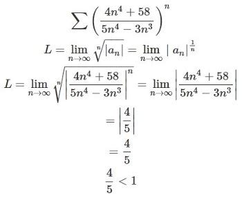 Root Test For Series Convergence Overview Examples Lesson Study Com