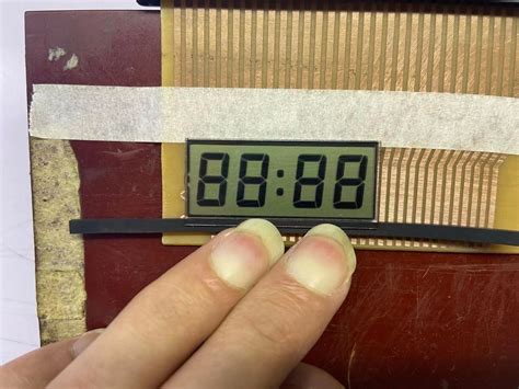 Positive Reflective Polarizer Tn Lcd Display Custom 7 Segment For Hour