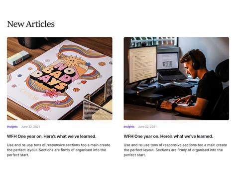 Tailwind Blog Components