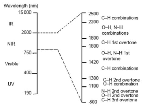 Principal Types Of Nir Absorption Bands And Their Locations Download Scientific Diagram