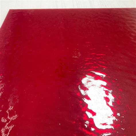 96 Coe Ruby Red Rough Rolled Stained Glass Express