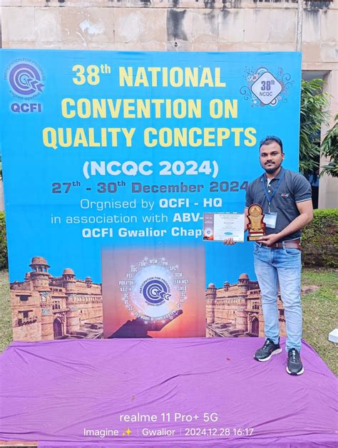 Mohammad Sajid Ansari On Linkedin Ncqc2024 Par Ceat Excellence Teamwork Innovation Quality