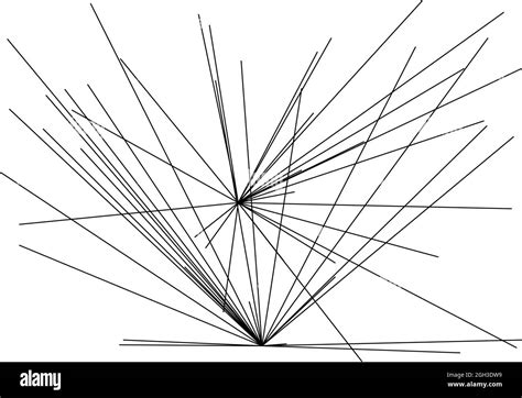 random structure of angular geometric lines element irregular abstract lines element vector