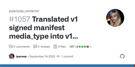 Translated V1 Signed Manifest Mediatype Into V1 Schema Instead By