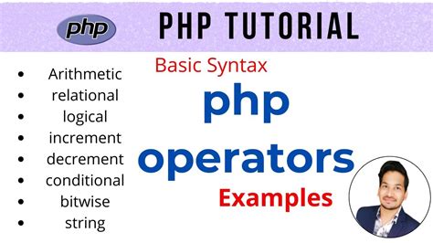 Operators In Php Php Operators Php Tutorial For Beginners Full In