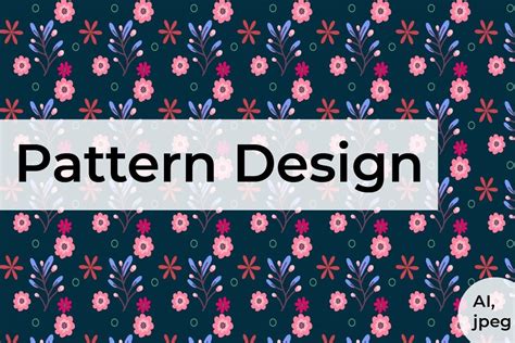 Pattern Design Template Graphic By Graphicview · Creative Fabrica