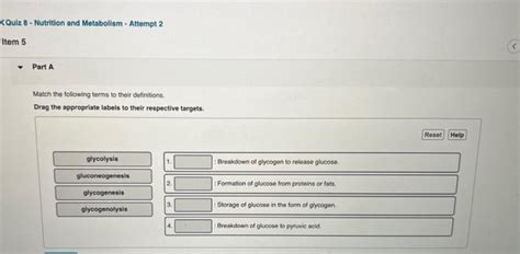Solved Match The Following Terms To Their Definitions Drag Chegg