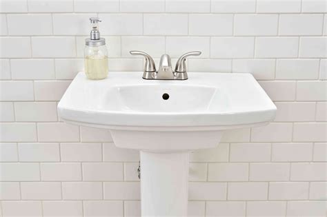 Install Plumbing For Pedestal Sink Layout