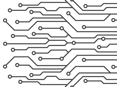 Abstract Futuristic Circuit Board Technology Background Circuit Board With Various Technology