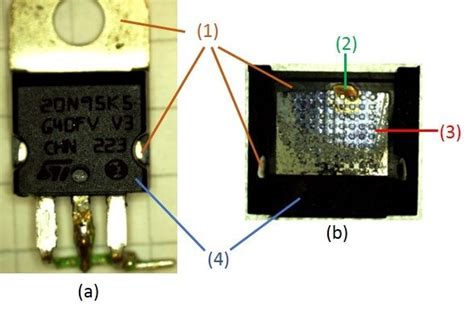 Inner Structure Of Power MOSFET After Unpacking Procedure A The Download Scientific Diagram