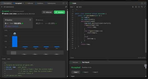 100daysofcoding Leetcode Binarysearch Java Problemsolving
