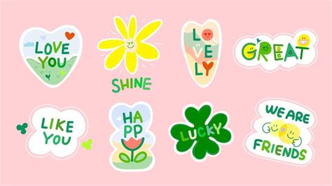 Premium Vector Lovely Collection Of Graphic Emotion Sticker Pack