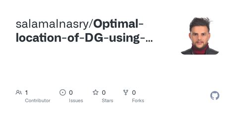 Github Salamalnasryoptimal Location Of Dg Using Pso
