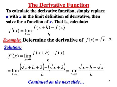 Ppt Limits Continuity And The Derivative Powerpoint Presentation Free Download Id1716325
