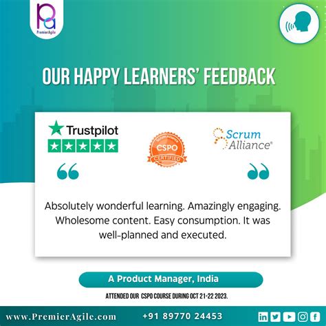 Premieragile On Linkedin Agile Scrum Certification Scrummaster Productowner…