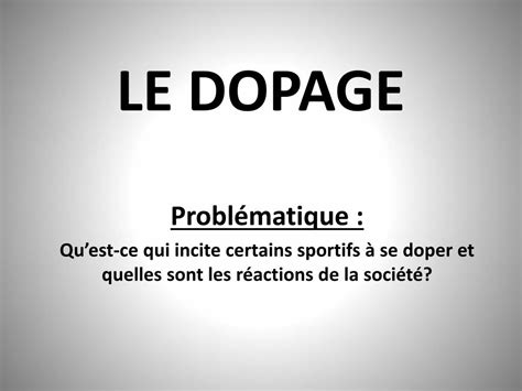 Ppt Le Dopage Powerpoint Presentation Free Download Id1420197