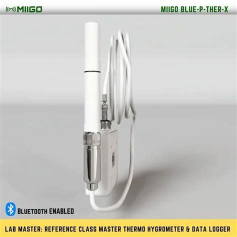 Reference Class Bluetooth Master Digital Thermo Hygrometer Cum Data Logger With 5 Years Warranty