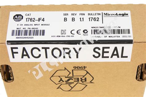 PLC Hardware Allen Bradley IF MicroLogix Ch Analog Input Module