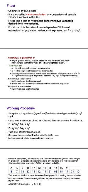 Students T Test Biostatistics Students T Test Introduced By
