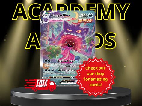 Pokemon Card Gengar Vmax Alternative Art Gengar Fusion Strike Card