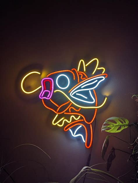 Heres A Better Look At The Magikarp Neon Led I Made Last Week Im