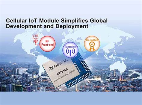 Renesas Launches Cellular IoT Module Supporting The LTE Cat M Specification TimesTech
