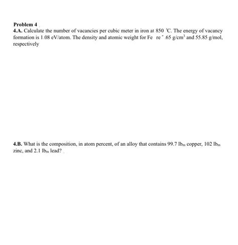 solved problem 4 4 a calculate the number of vacancies per