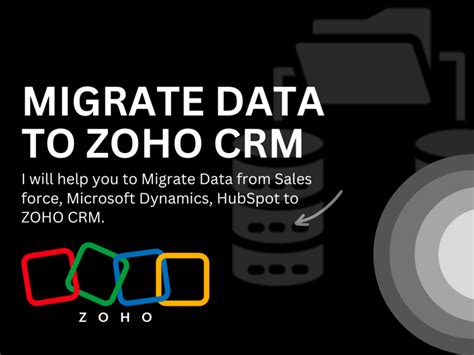 data migrated from any crm to zoho crm upwork