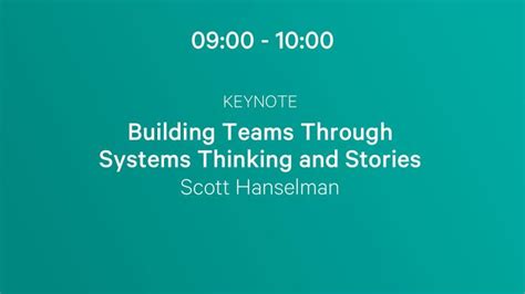 Dickson Alves De Souza On Linkedin Keynote Building Teams Through