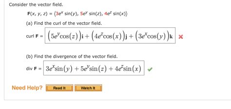 Solved Consider the vector field. | Chegg.com