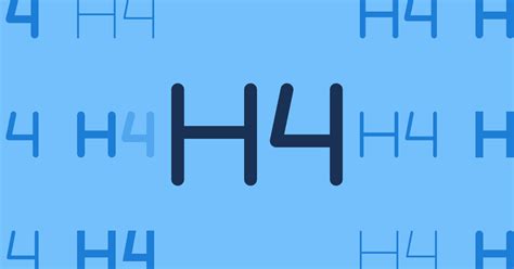 H4 Regular Icon | Font Awesome
