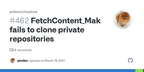 FetchContent MakeAvailable Fails To Clone Private Repositories Issue
