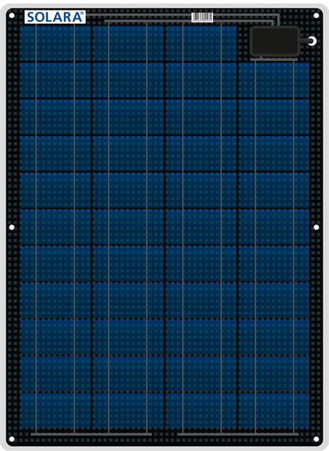 Solara Marine Solar Panel 41w M Series Leading Edge Turbines And Power