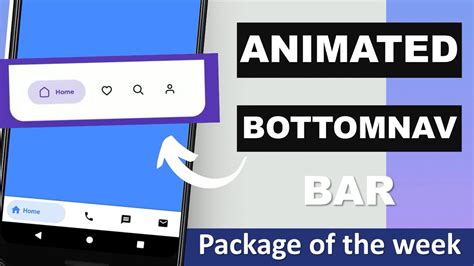Flutter Animated Bottomnavigation Bar Package Of The Week 🎁 Youtube
