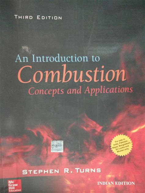 An Introduction To Combustion Concepts And Applications 3 Edition 3rd