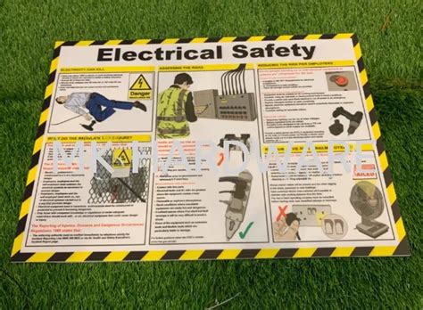 Electrical Safety Poster Selangor Malaysia Kuala Lumpur Kl Puchong