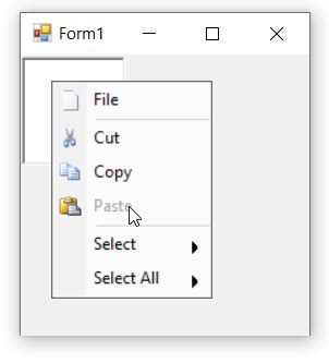 Display Image In Bar Items In Windows Forms Popupmenu Syncfusion