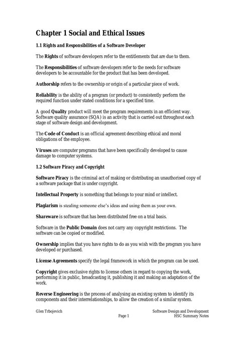 Software Design And Development Notes Software Design And Development Year 12 Hsc Thinkswap
