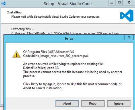 Installer Update Failed When Another User Using Vs Code · Issue 30484 · Microsoftvscode · Github