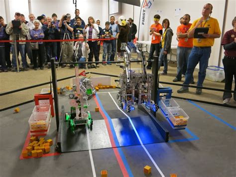 High School Robots Battle At Rackspace