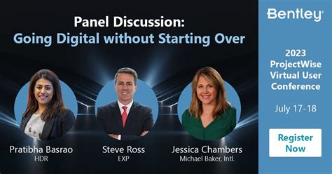 2023 Projectwise Virtual User Conference Angela C Snider