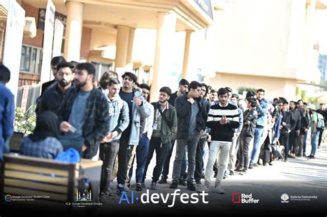 bahria university on linkedin the ai devfest at the department of